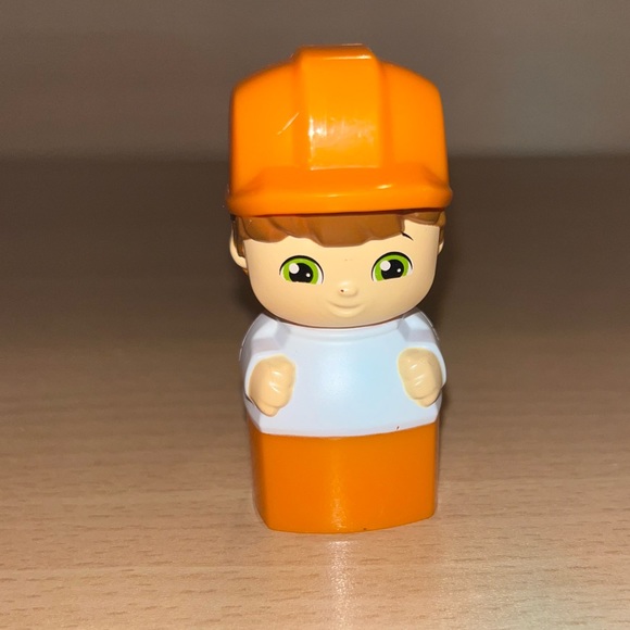 Mega Bloks | Toys | Mega Bloks Construction Worker Figure Orange Hard ...